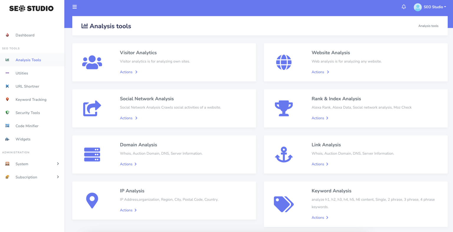 Powerful All-In-One SEO Tool for Your Website - SEO Studio